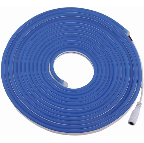 600 Lámpara Tira Led Azul Neon Flexible 5m 12v Ip65 Exterior Cuotas