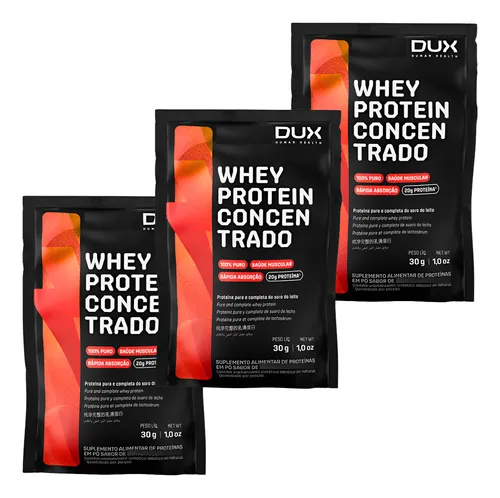 Dux Nutrition Whey Protein Sachê 3 Unid. | MercadoLivre