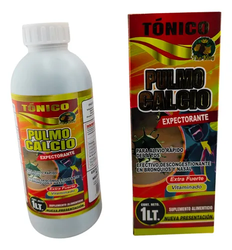 Pulmo Calcio Jarabe Expectorante 1lt. | MercadoLibre
