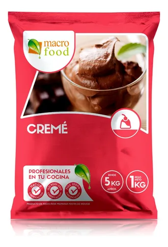 Postre Cremé Sabor Nutella 1kg Rinde 5kg Agronewen Cuotas Sin Interés