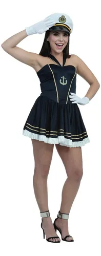 Disfraz De Marinera Para Mujer Fiesta Halloween Vestido De Marinera