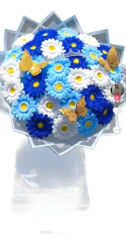 Ramo Grande Flores Eternas 14, Dia Madres Aniver, Graduacion Gerberas ...