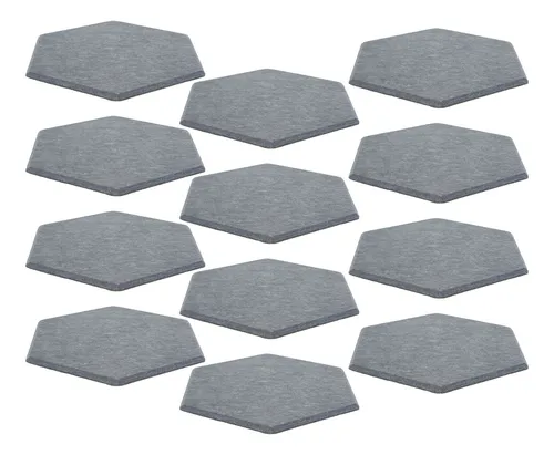 Placa De Absorción De Sonido 12 Piezas Paneles Acústicos A Cuotas
