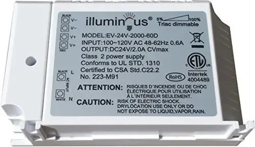 24v 48w Cv Regulable Dc Led Driver Etl Ul Aprobado | Envío gratis