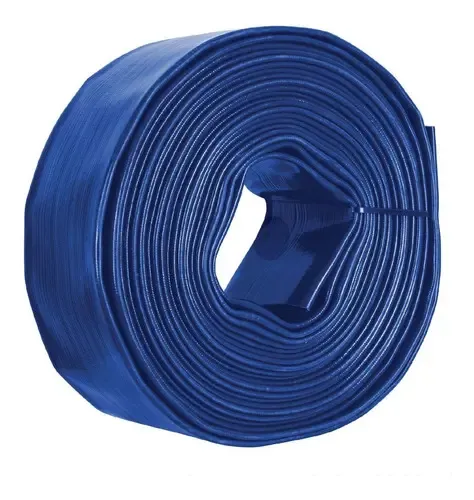 Manguera Plana P/descarga De Agua, 2 X 50 M, Truper 100862 Color Azul