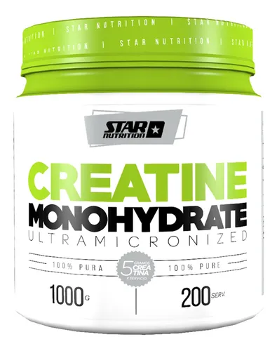Suplemento en Polvo Star Nutrition Creatine Monohydrate en Pote de 1kg Suplemento en Polvo Star Nutrition Creatine Monohydrate en Pote de 1kg