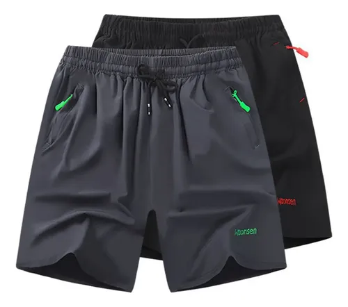 2 Pcs Short Cómodo Suelto Ejercicio Correr Gym Para Hombre | MercadoLibre