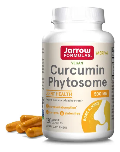 Jarrow Formulas Curcumin Phytosome 500 Mg - 120 Cápsulas Veg | Frete grátis Jarrow Formulas Curcumin Phytosome 500 Mg - 120 Cápsulas Veg | Frete grátis