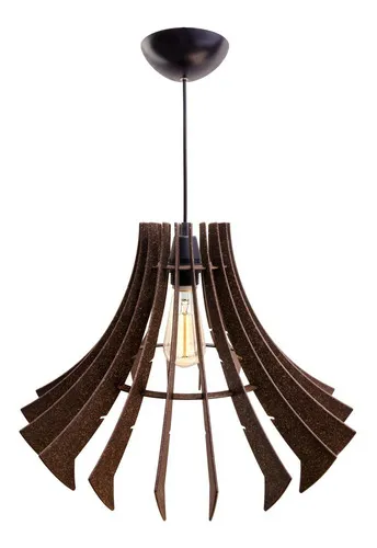 Lámpara colgante Lily de Ana Bela, lámpara tipo candelabro de madera ... Lámpara colgante Lily de Ana Bela, lámpara tipo candelabro de madera ...