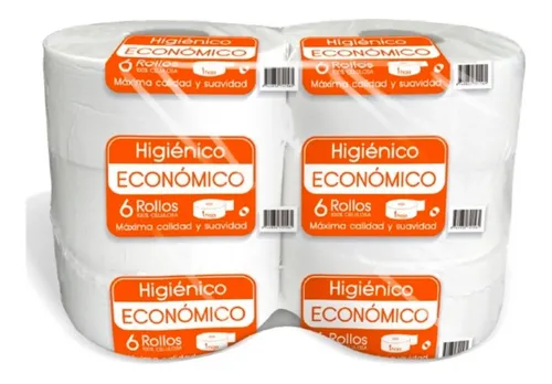 Papel Higiénico Economico 300 Mt X 6 Rollos Tecnoroll Mercadolibre