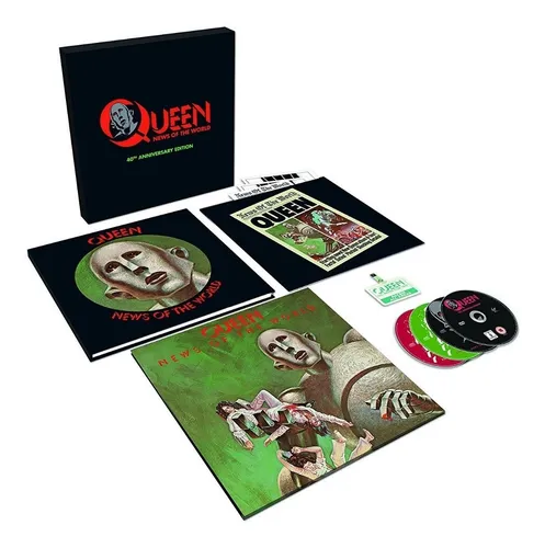 Queen, News Of The World, caja de la edición del 40 aniversario Queen, News Of The World, caja de la edición del 40 aniversario