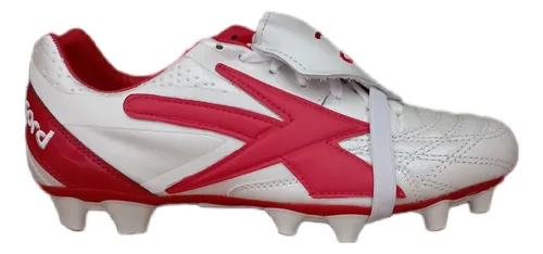 Zapatos Concord Futbol Soccer Blanco Rojo Fg Adulto Envío Gratis