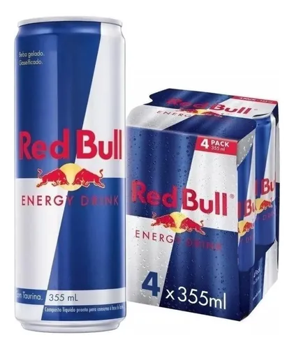 Red Bull Energético Tradicional Edition Pack 4 Unid 355ml