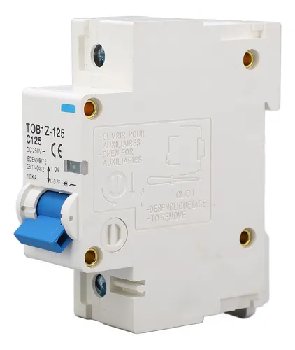 Disyuntor En Miniatura Dc Disconnect 1p 125a 250v Din | Cuotas sin interés