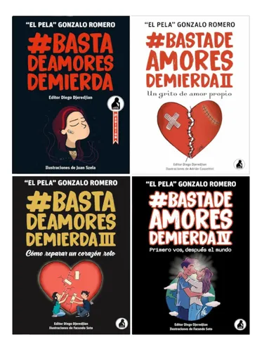 Basta De Amores De Mierda - Pack 4 Libros | Meses sin intereses Basta De Amores De Mierda - Pack 4 Libros | Meses sin intereses