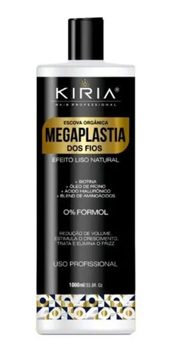Escova Progressiva Kiria Hair Organic Megaplastia Sem Formol | Frete grátis Escova Progressiva Kiria Hair Organic Megaplastia Sem Formol | Frete grátis