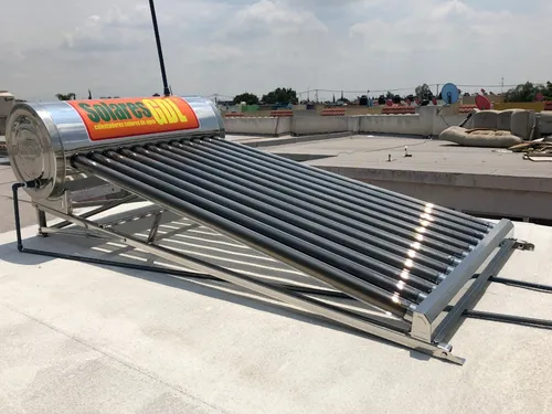 Calentador Solar De 150 Litros 12 Tubos, Altura Baja, Acero