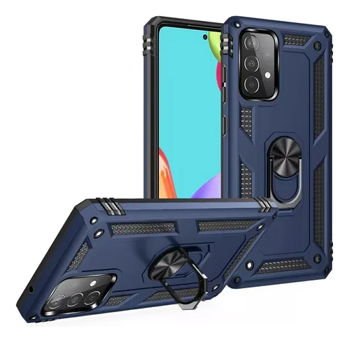 Funda Anillo Metal Uso Rudo Para Samsung A14 Mica Premium Meses Sin