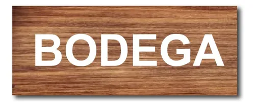 Señal Letrero En Madera Bodega Letrero Oficina Señalética