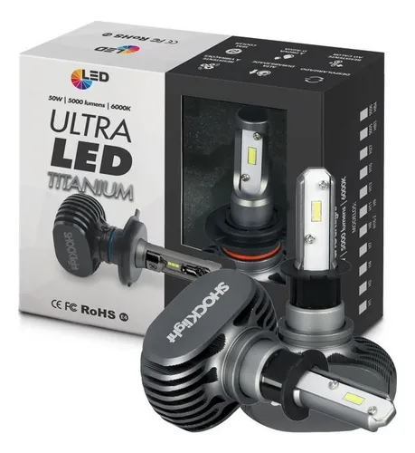 Kit Lampada Led Automotiva Ultra Led Shock Light Encaixe H3 Kit Lampada Led Automotiva Ultra Led Shock Light Encaixe H3