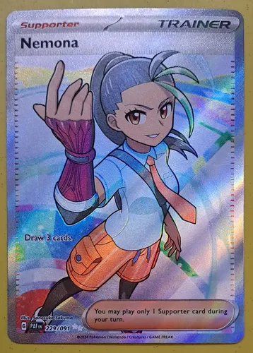 Nemona Trainer Pokemon Tcg Scarlet & Violet Paldean Fates | MercadoLibre