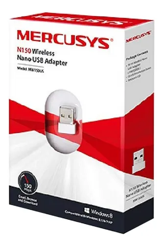 Placa De Red Wifi Usb Mercusys Mw150us Adaptador 150mbps Placa De Red Wifi Usb Mercusys Mw150us Adaptador 150mbps