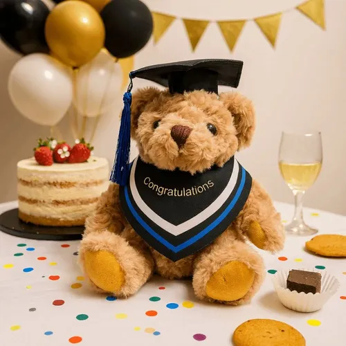 .. Oso De Peluche For Graduación, Muñeco De 20cm .. | Meses sin interés