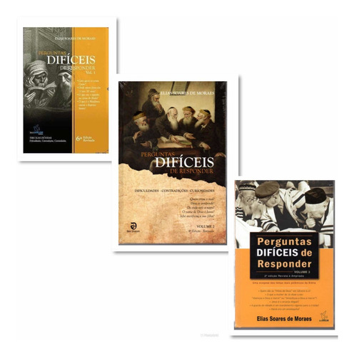 Livros Perguntas Difíceis De Responder Vol 1 2 E 3 | Frete grátis Livros Perguntas Difíceis De Responder Vol 1 2 E 3 | Frete grátis