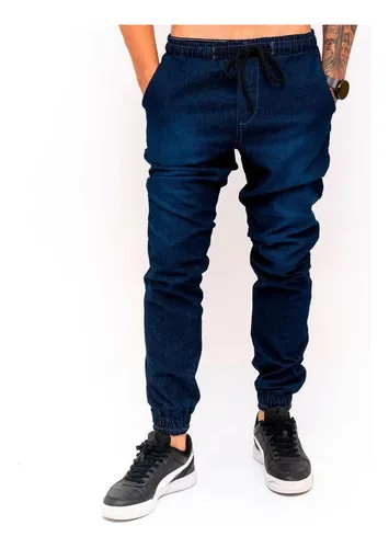 Calça Skinny Masculina Jogger Cargo Tipo Jeans Várias Cores Mercadolivre