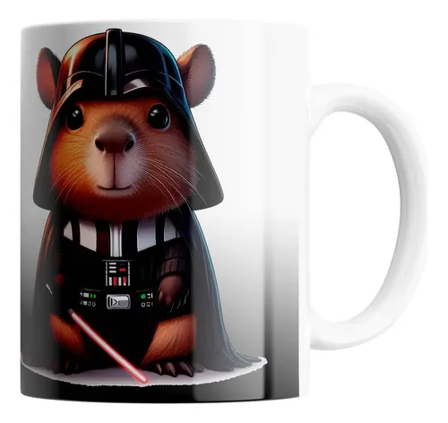 Caneca Personalizada Capivara Vader 325ml Porcelana - 25289 | MercadoLivre