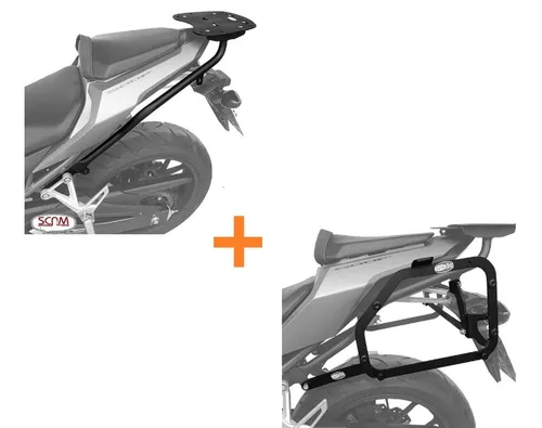Suporte Bau Traseiro + Lateral Givi Cb 500f 2020 2021 - Scam Suporte Bau Traseiro + Lateral Givi Cb 500f 2020 2021 - Scam