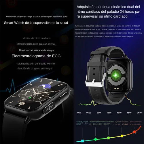 Reloj Inteligente No Invasivo De Ecg+ppg De Azúcar En Sangre en venta ... Reloj Inteligente No Invasivo De Ecg+ppg De Azúcar En Sangre en venta ...