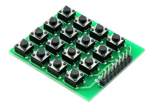 Módulo Teclado Matricial 4x4 Com 16 Botões Arduino Pic Esp Mercadolivre