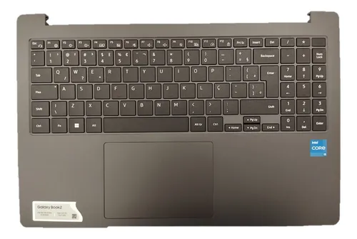 Teclado Palmrest Para Notebook Samsung Galaxy Book2 Teclado Palmrest Para Notebook Samsung Galaxy Book2