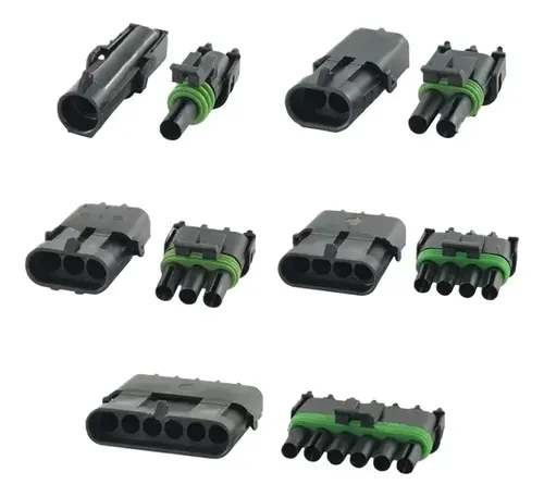 5/20/100 Sets Automotive Connector 2.5 Series 1 2 3 4 6 Pin ...