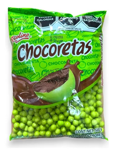 Chocoretas Ricolino Sabor Menta Chocolate Confitado 500g | MercadoLibre