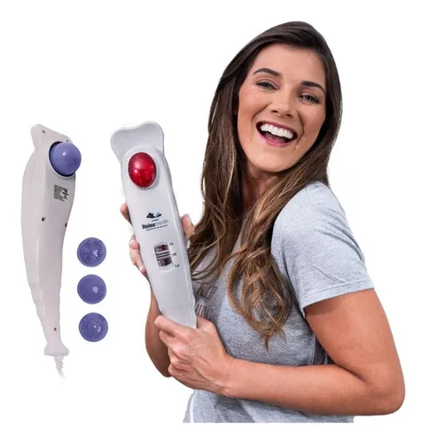 Masajeador Eléctrico Profesional Hammer Original Relaxmedic Color Gris
