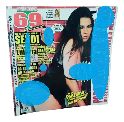 Revista Vintage Xxx Porno Paradero 69 No 134 Póster Verónica Meses