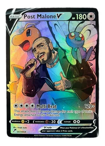 Pokemon, Tcg, Dragonite, Post Malone V, Carta. | MercadoLibre