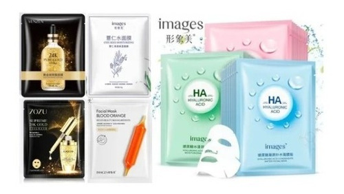 50 Mascarillas Coreanas Aleatorias Regalo Toallas Húmedas Meses Sin