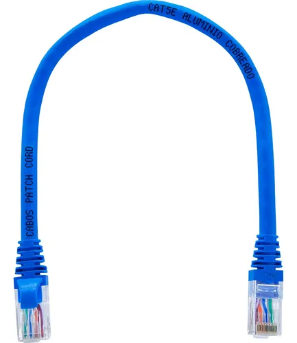 Kit 20 Un. Patch Cord Cat5e Utp Rj45 25 Cm Ultra Velocidade Kit 20 Un. Patch Cord Cat5e Utp Rj45 25 Cm Ultra Velocidade