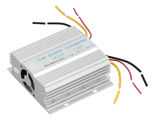 Inversor Electrico Convertidor Potencia 24v A 12v 15a Camion Cuotas