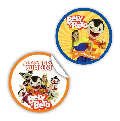 150 Stickers Personalizados Bely Y Beto De 5 Cm En Venta En Gustavo A Madero Distrito Federal