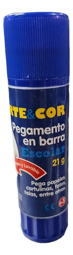 Pegamento En Barra 21 G Escolar X12 Unidades Color Unicopegamento En