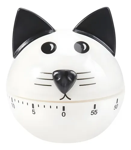 ~timer Gato - 60 Minutos, Mecánico, Divertido | MercadoLibre