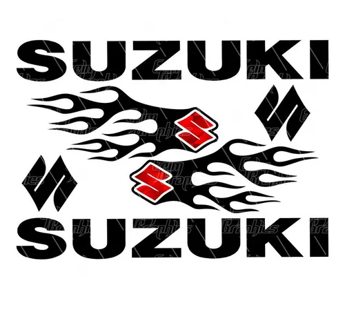 Kit Calcomania Sticker Suzuki Fire Efx Ss Moto Vinil Meses Sin Interés