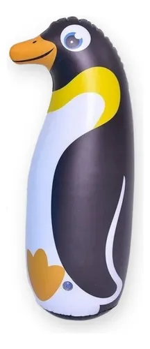 Juguete inflable para animales Stubborn 3D, color pingüino João Bobo ... Juguete inflable para animales Stubborn 3D, color pingüino João Bobo ...