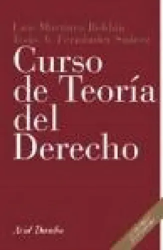 Libro - Curso De Teoria Del Derecho (coleccion Ariel Derech, De ... Libro - Curso De Teoria Del Derecho (coleccion Ariel Derech, De ...