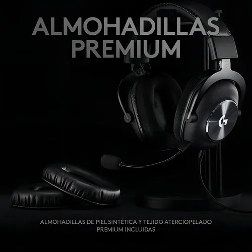 Auricular Con Micrófono Logitech Pro X Sonido 7.1 Cable Usb Negro ...