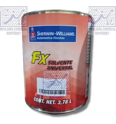 Solvente Universal Fx, Clima Cálido, 3.785 Lts Sherwin Willi | MercadoLibre